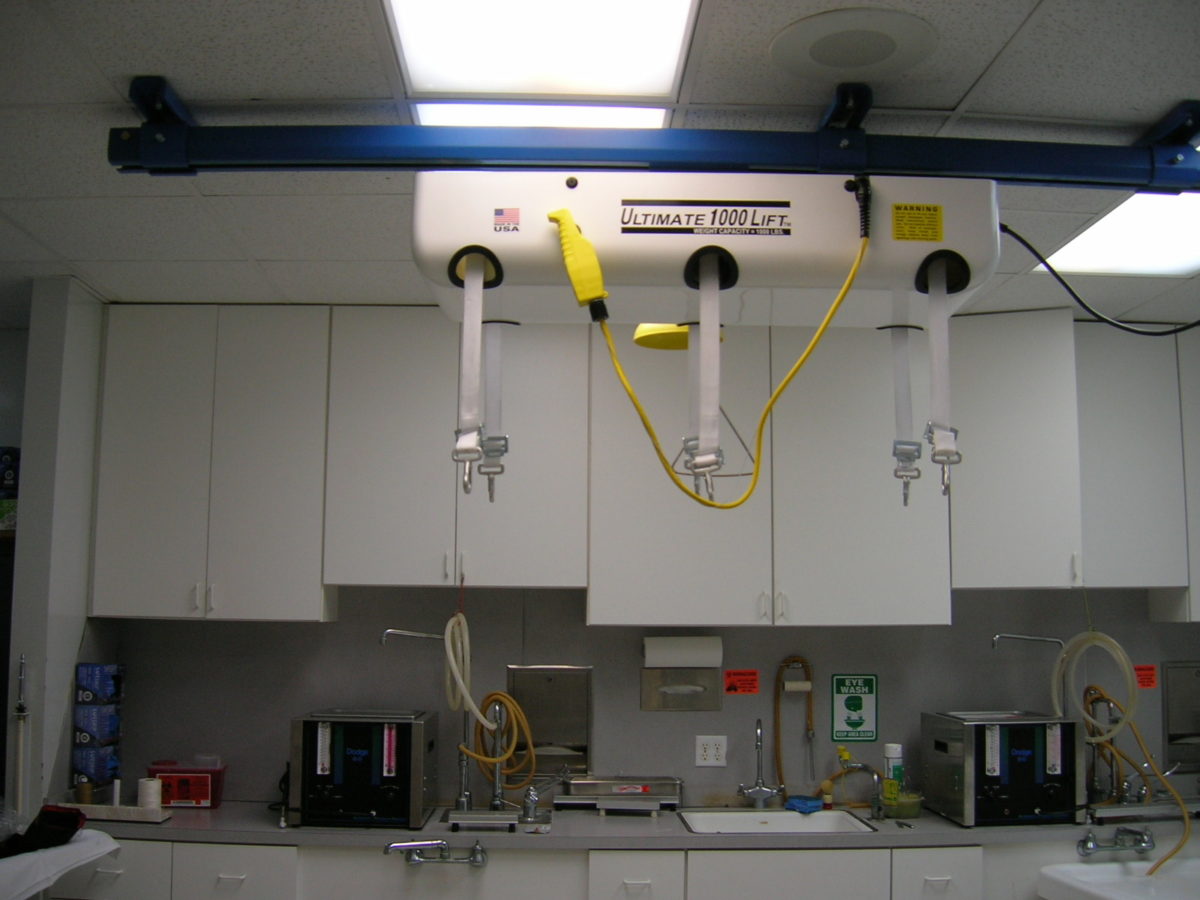 Track System for Ultimate 1000 Casket Lift | Mortuary Lift Co.