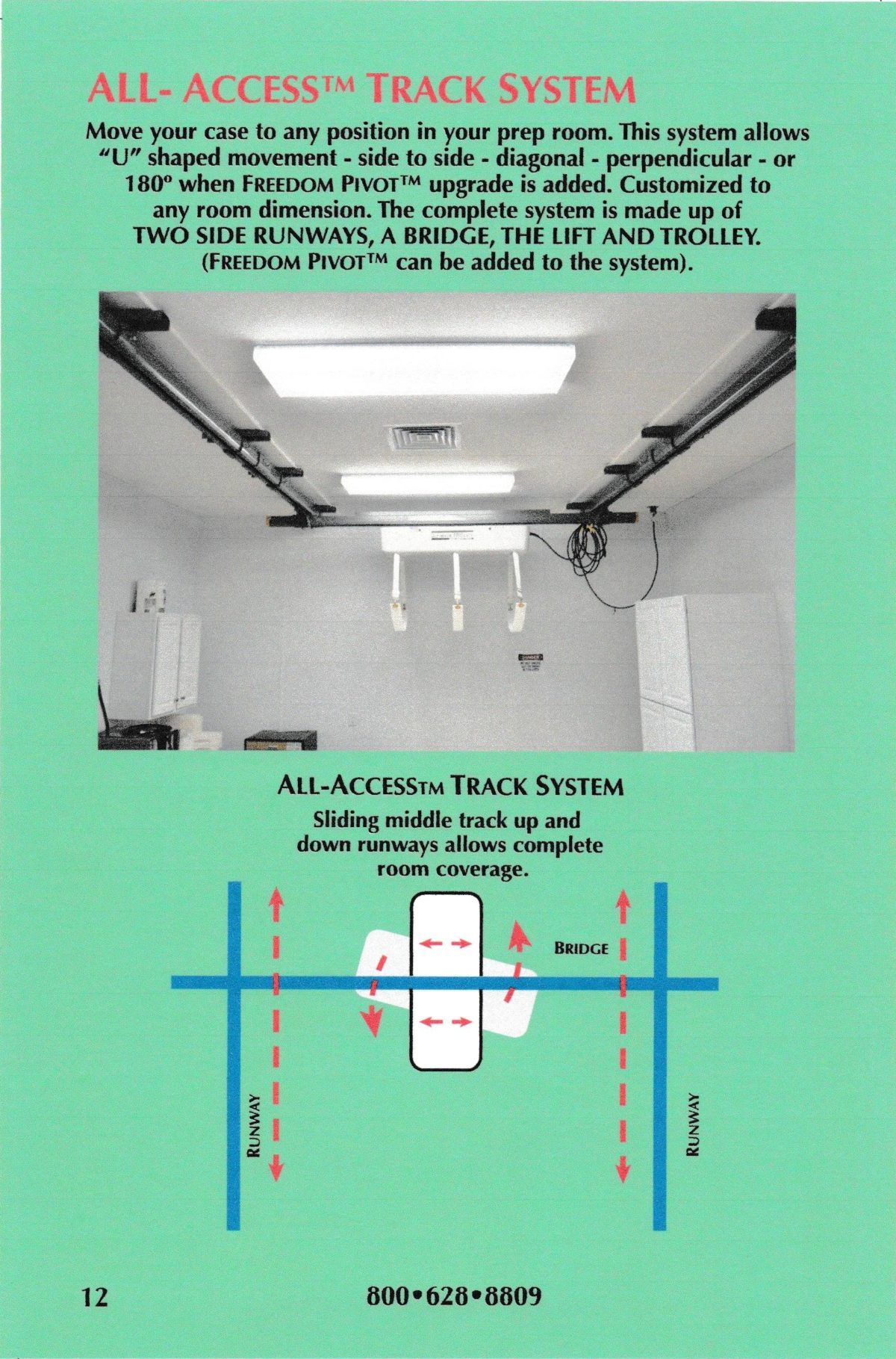 Track System for Ultimate 1000 Casket Lift | Mortuary Lift Co.